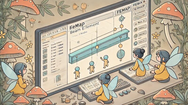 How to create a beam line element between two nodes in FEMAP using EXCEL VBA | Small Steps Coding
