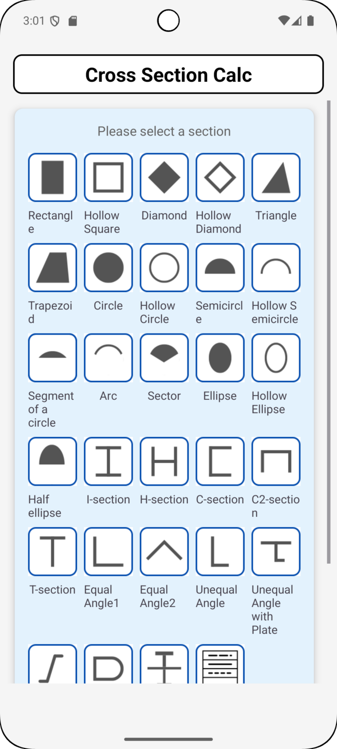 断面性能計算アプリ – Cross Section Calc – | Small Steps Coding