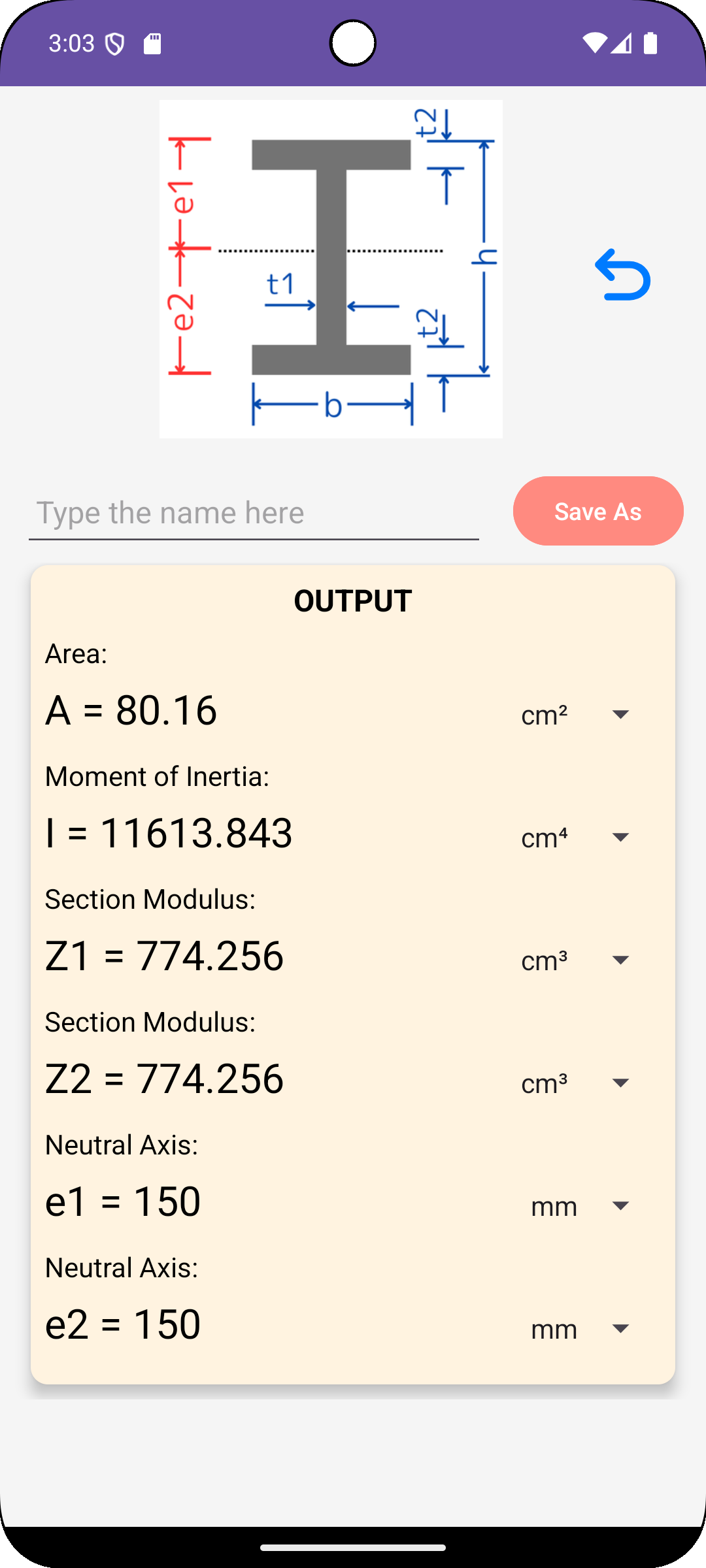 断面性能計算アプリ – Cross Section Calc – | Small Steps Coding